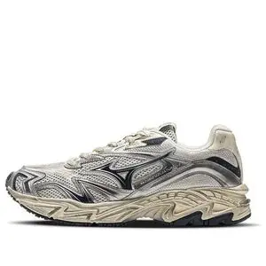 Mizuno Adventure V2 "dust Cream Silver" Lace Up Sneakers - Cream/black