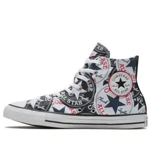 CONVERSE Converse Chuck Taylor All Star High Top Sneakers Black/white/red