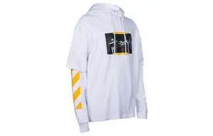 Off-White Fw21 Caravaggio Painting Printing Pullover Loose Fit White