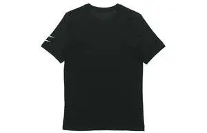 Nike Alphabet Logo Graphic Short Sleeve T-shirt - Black