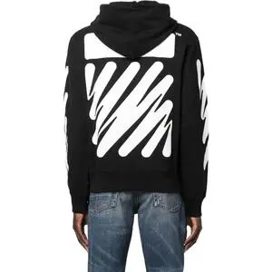 Off-White Ss22 Diagonal Stripes Printing Zipper Jacket Version Black