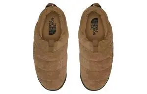 The North Face Corduroy Nuptse Mules - Brown/black