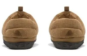 The North Face Corduroy Nuptse Mules - Brown/black