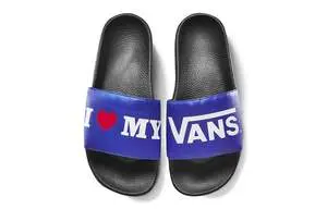 VANS Slide Sandals - Blue/black