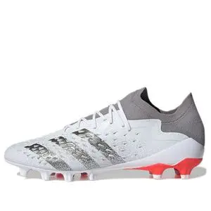 Adidas Predator Freak.1 Ag Football Cleats - White/grey/red
