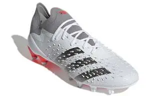 Adidas Predator Freak.1 Ag Football Cleats - White/grey/red