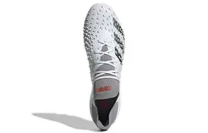 Adidas Predator Freak.1 Ag Football Cleats - White/grey/red