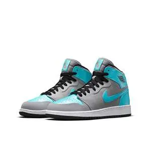 JORDAN 1 Retro High 'tide Pool - Grey