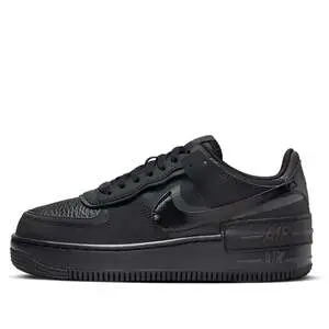 Nike Force 1 Low Shadow Sneakers - Triple Black