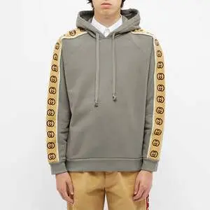 Gucci Gg Side Striped Hoodie