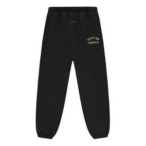 Fear Of God Curved Logo Sweatpants - Black