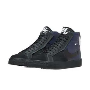 Nike Blazer Mid Premium Sneakers - Black/navy