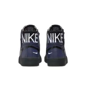 Nike Blazer Mid Premium Sneakers - Black/navy