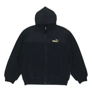 PUMA Lambswool Stay Warm Hooded Logo Jacket
