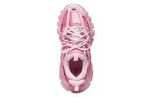 Balenciaga Track Sneaker Clear Sole - Pinkred