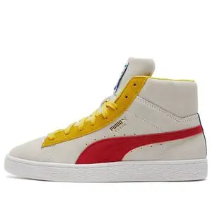 PUMA Suede Mid Top Sneakers - Creamy