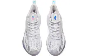 ANTA Shock Wave 3 Athletic Footwear - White/purple