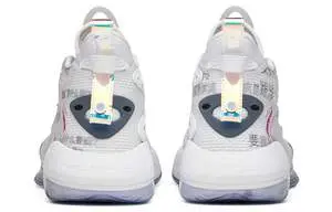 ANTA Shock Wave 3 Athletic Footwear - White/purple