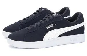 PUMA Smash 3.0 Low Top Sneakers - Blue/white/silver