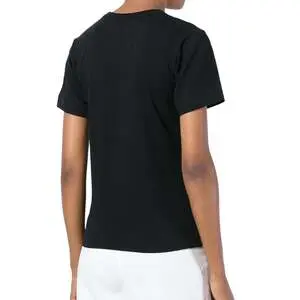 Play Comme Des Garcon Embroidered Heart T-shirt - Black