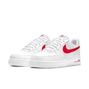 Nike Force 1 Low '07 3 Sneakers - White/red