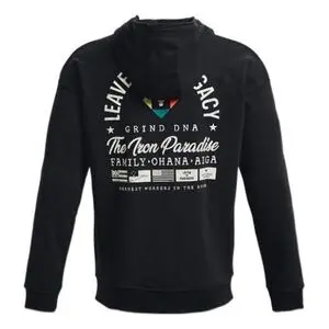 Under Armour Project Rock Heavyweight Terry Full-zip Hoodie - Black