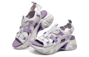 Sketchers Stamina V3 Athletic Sandals - White/purple