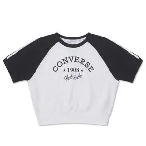 CONVERSE Retro Chuck Fashion Top - Black