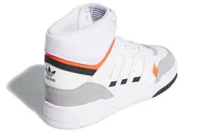 Adidas Originals Drop Step High Top Sneakers - White/orange
