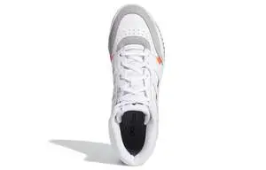 Adidas Originals Drop Step High Top Sneakers - White/orange