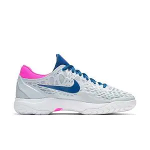 Nike Zoom Cage 3 "half Blue Pink Blast - Gray/blue/pink