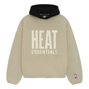 Fear Of God X Nba Heat Hoodie - Wheat