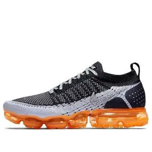 Nike Vapormax Flyknit 2 "safari" Sneakers - White-black-total Orange