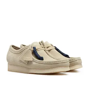 Clarks Wallabee Suede Lace-up Shoes - Maple