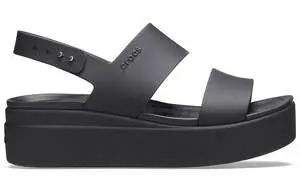 CROCS Brooklyn Platform Sandals - Black