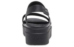 CROCS Brooklyn Platform Sandals - Black