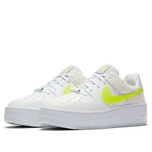 Nike Force 1 Sage Low Sneakers - White/yellow