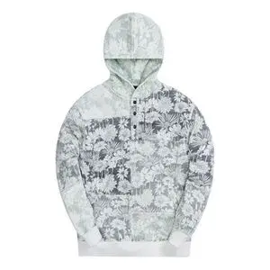 Kith Aster Floral Williams Iv Pullover 'stadium - Light Green