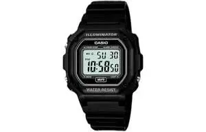 Casio Illuminator Water Resistant Digital Watch - Black