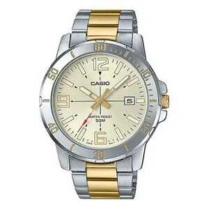 Casio Stainless Steel Strap Quartz Watch - Light Grey