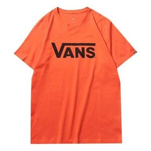 VANS Classic Logo Printing Short Sleeve Couple Style - Tan