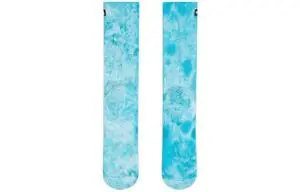 Nike Tie Dye Quick Dry Breathable Sports Socks Couple Style One Pair Blue