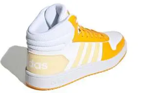 Adidas Hoops 2.0 Mid Sneakers - White/yellow