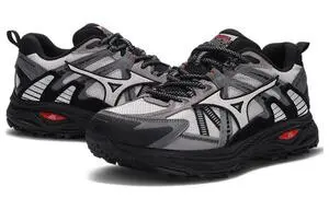 Mizuno Racer Trail Sneakers - Grey/red/black