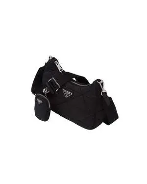 Prada Padded Re-nylon Shoulder Bag - Black
