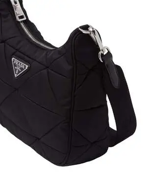 Prada Padded Re-nylon Shoulder Bag - Black