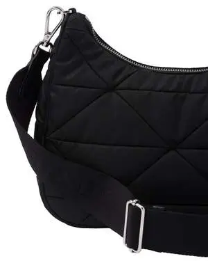 Prada Padded Re-nylon Shoulder Bag - Black