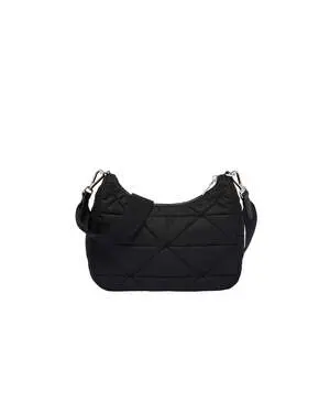 Prada Padded Re-nylon Shoulder Bag With Pouch - Black
