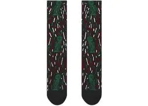 JORDAN X Nina Chanel Abney Crew Socks 'black Green Red