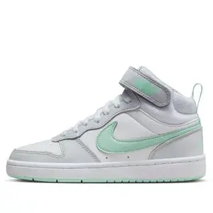 Nike Court Borough Mid 2 "pure Platinum Mint Foam" Sneakers - Gray/green